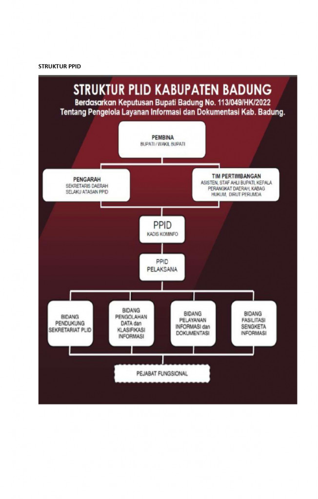 Struktur PPID Pelaksana | Dishub Badung